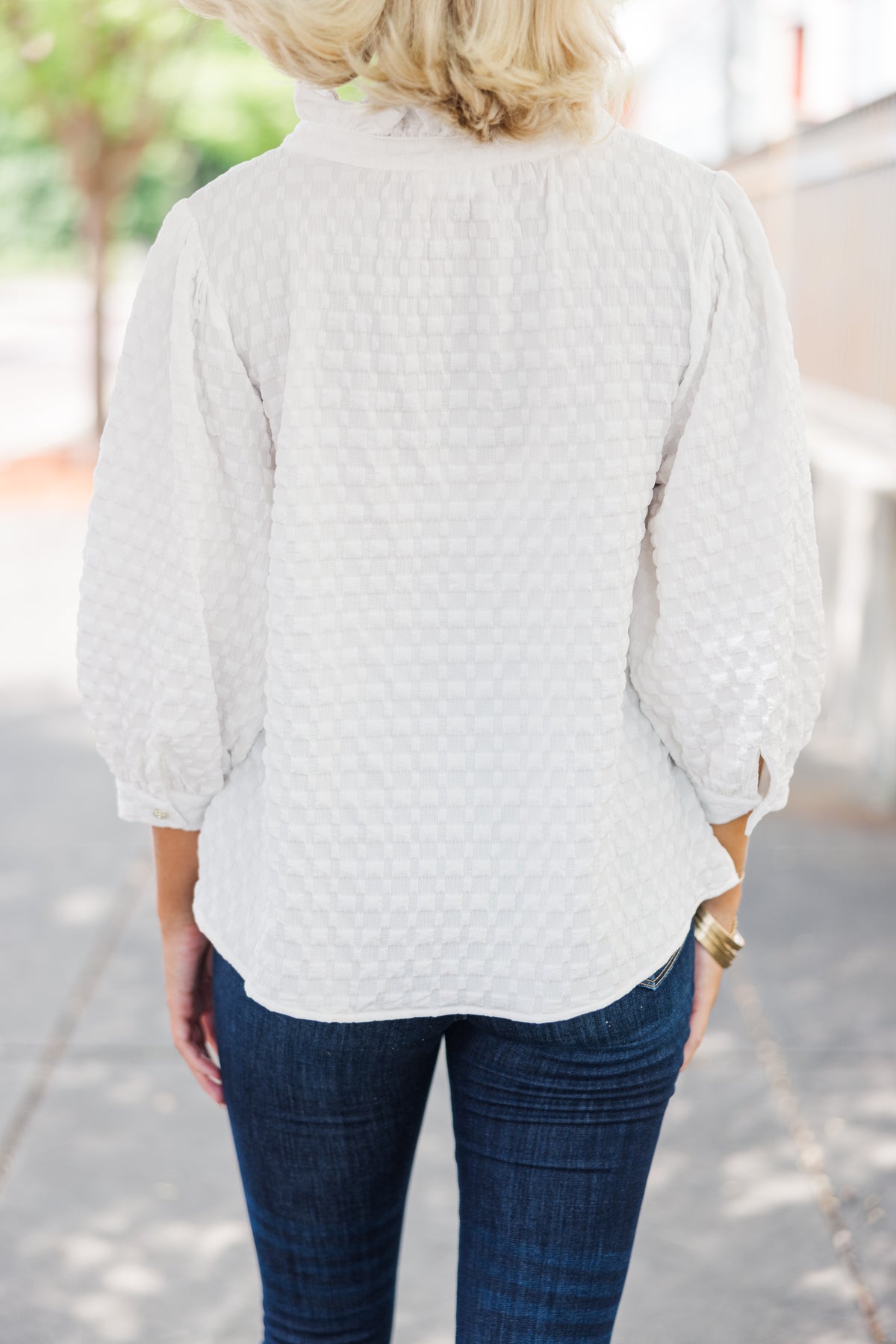 Perfectly You Cream Textured Blouse – Shop the Mint