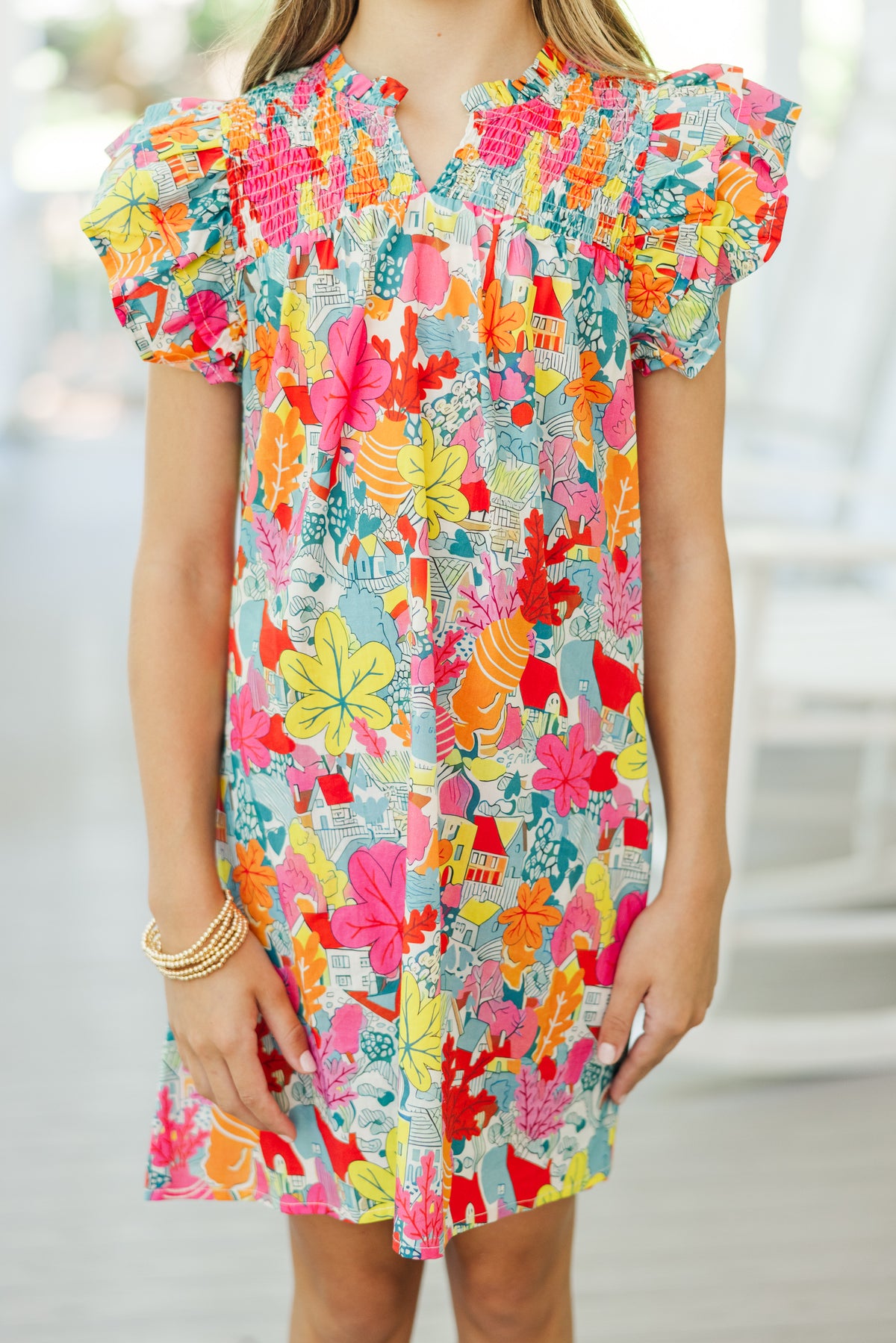 Girls: Always Ready Pink Toile Dress – Shop the Mint