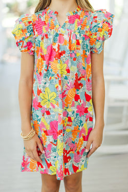 Girls: Always Ready Pink Toile Dress – Shop the Mint