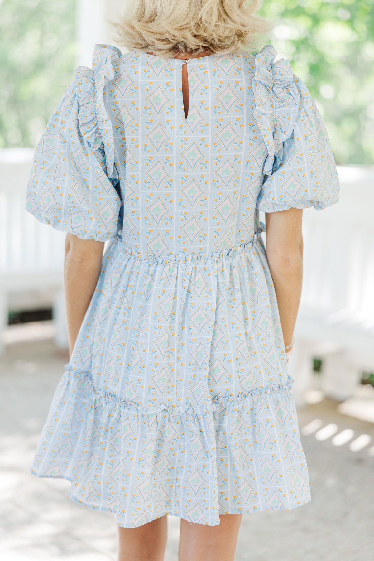 Lead The Way Home Light Blue Abstract Dress – Shop the Mint