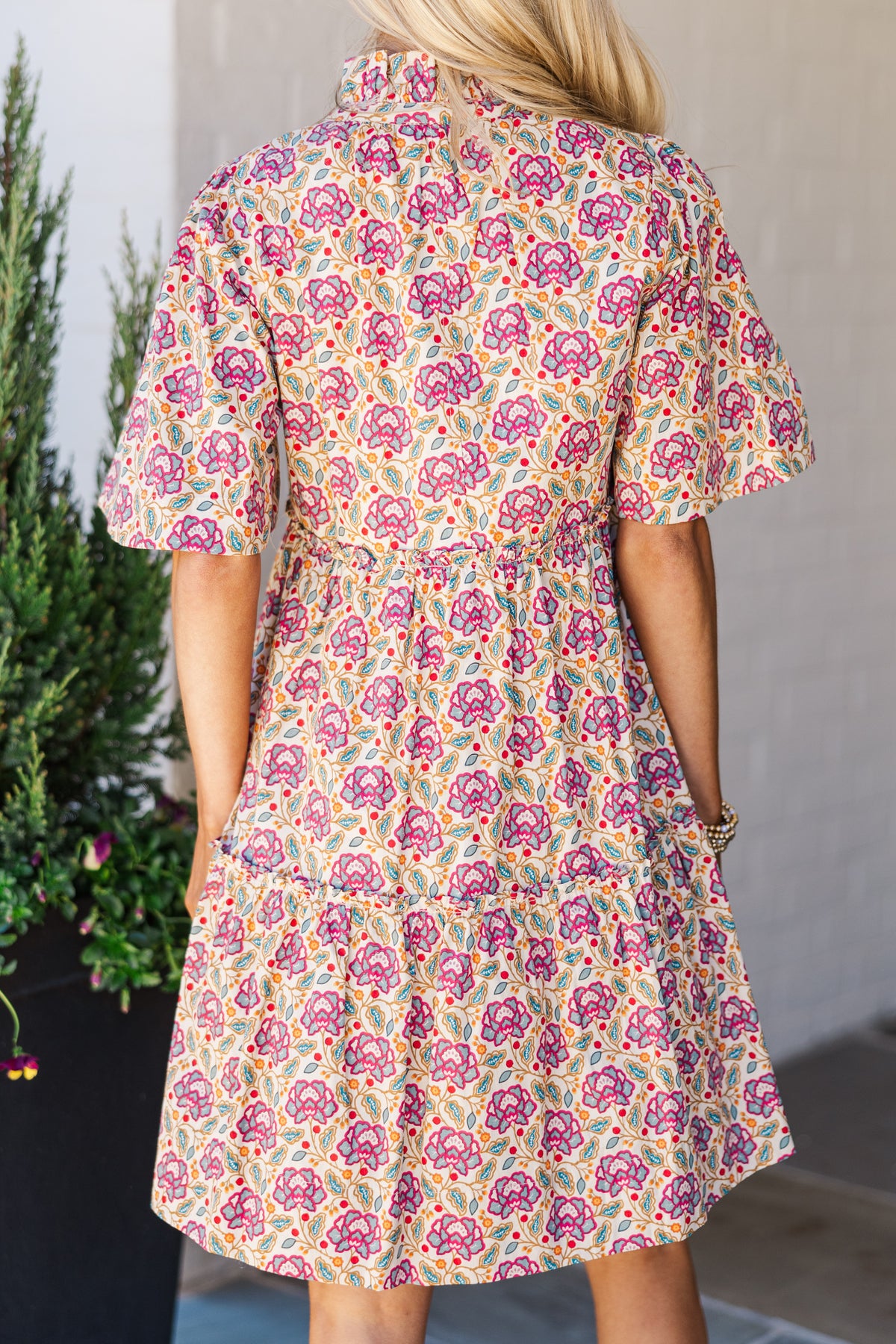 Feeling Your Best Magenta Purple Paisley Dress – Shop the Mint