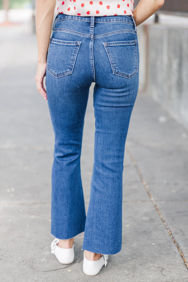 Loud And Proud Dark Denim Cropped Jeans – Shop the Mint