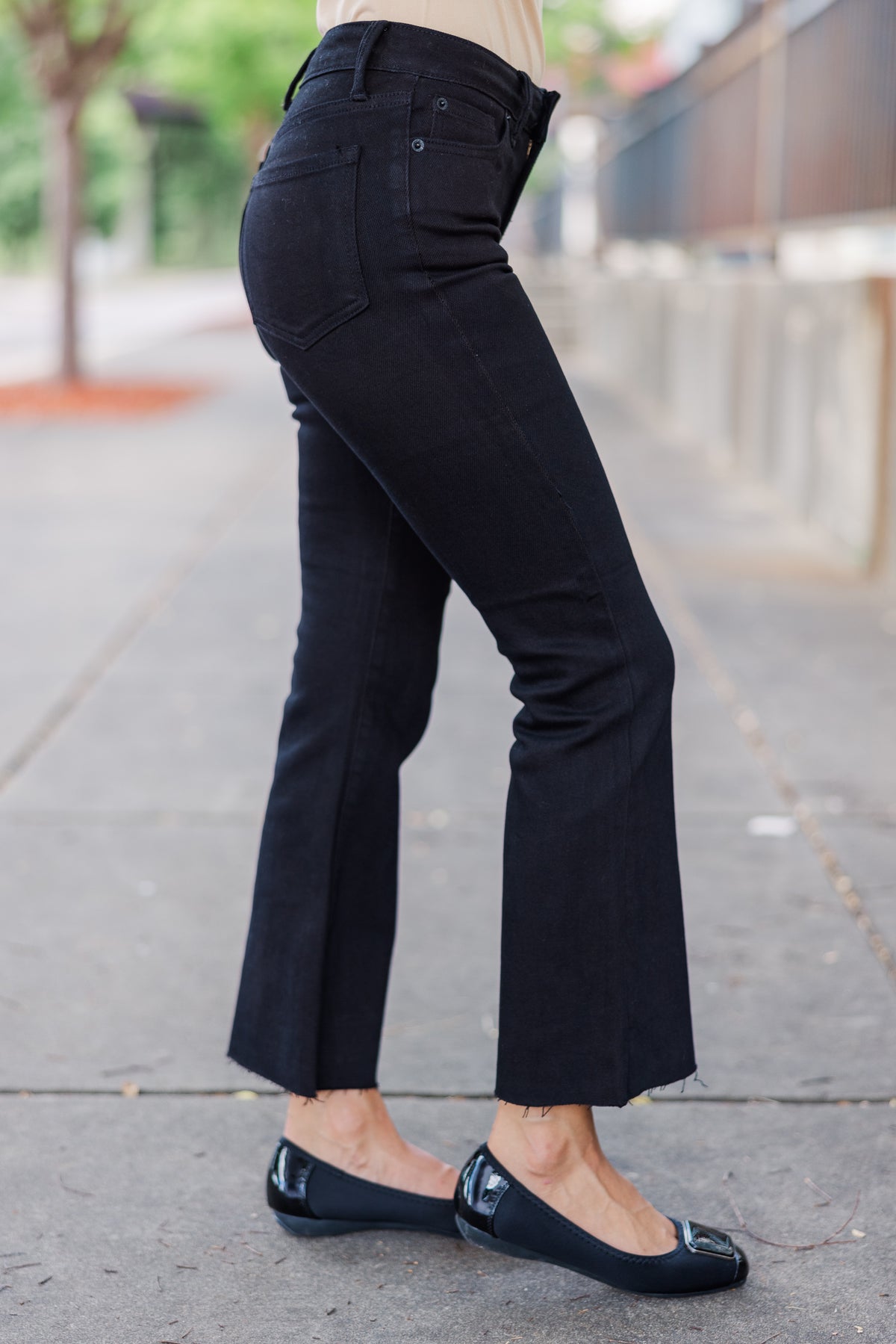 Loud And Proud Black Denim Cropped Jeans – Shop the Mint