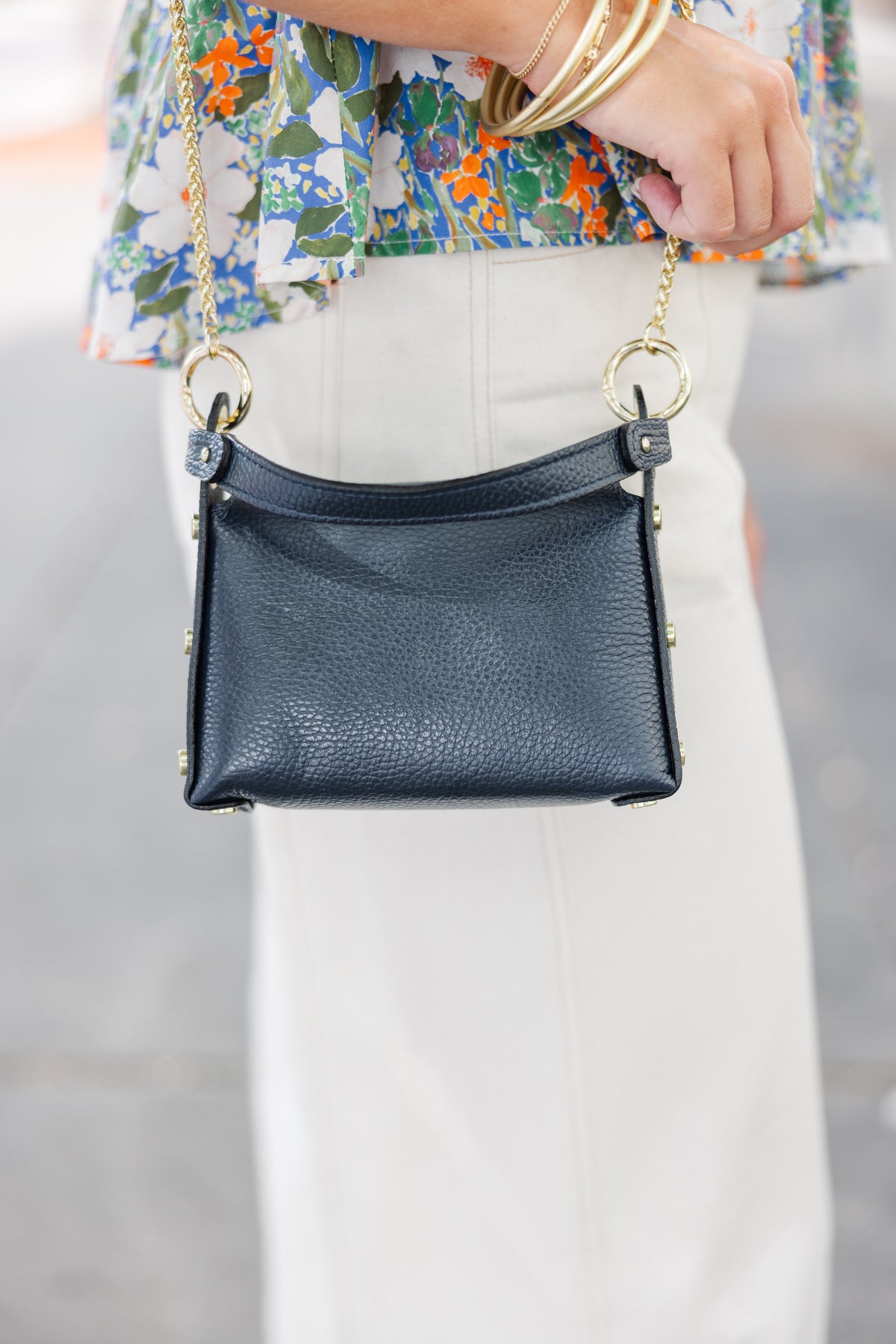 German Fuentes: On The Way Out Navy Leather Purse – Shop the Mint
