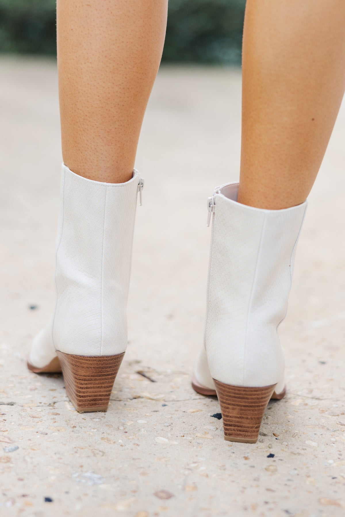 Let The Record Show Beige Booties – Shop the Mint