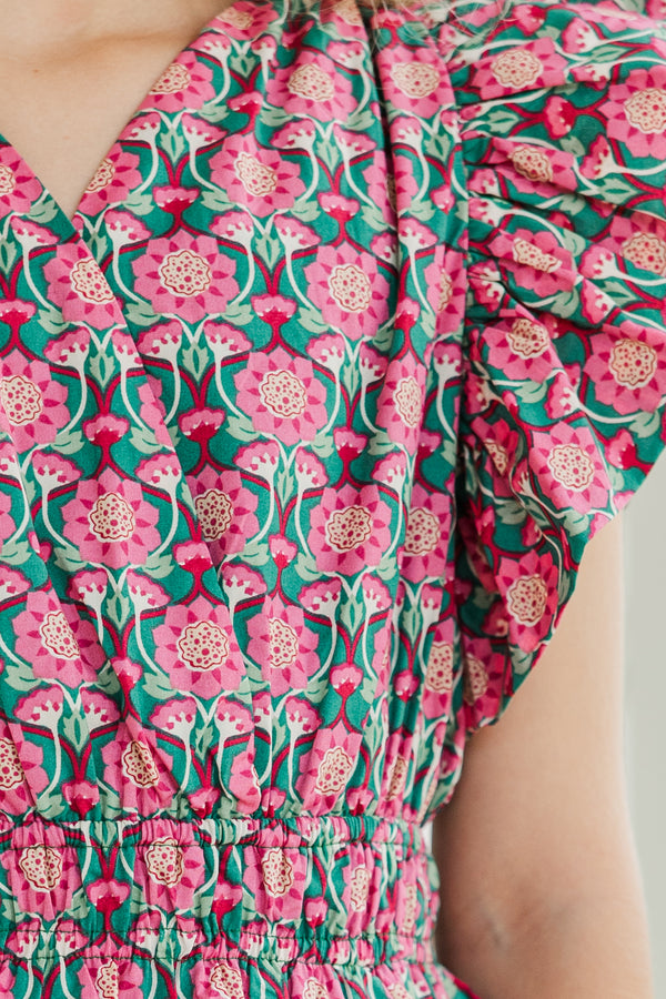 Girls: Find Yourself Pink Floral Dress – Shop the Mint