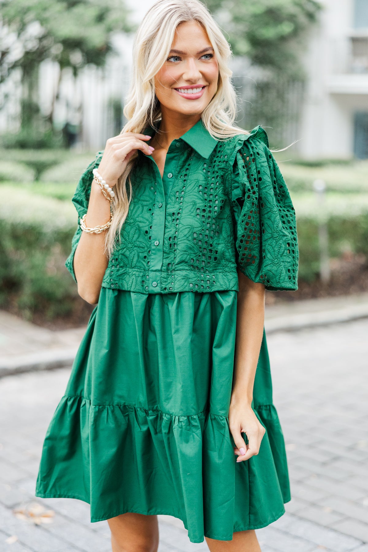 Love You Truly Hunter Green Lace Dress – Shop the Mint