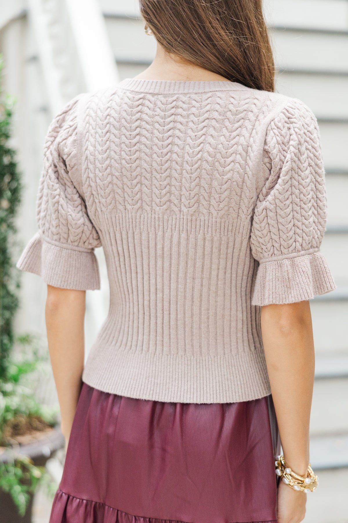 Remember Me Taupe Brown Crop Sweater – Shop the Mint