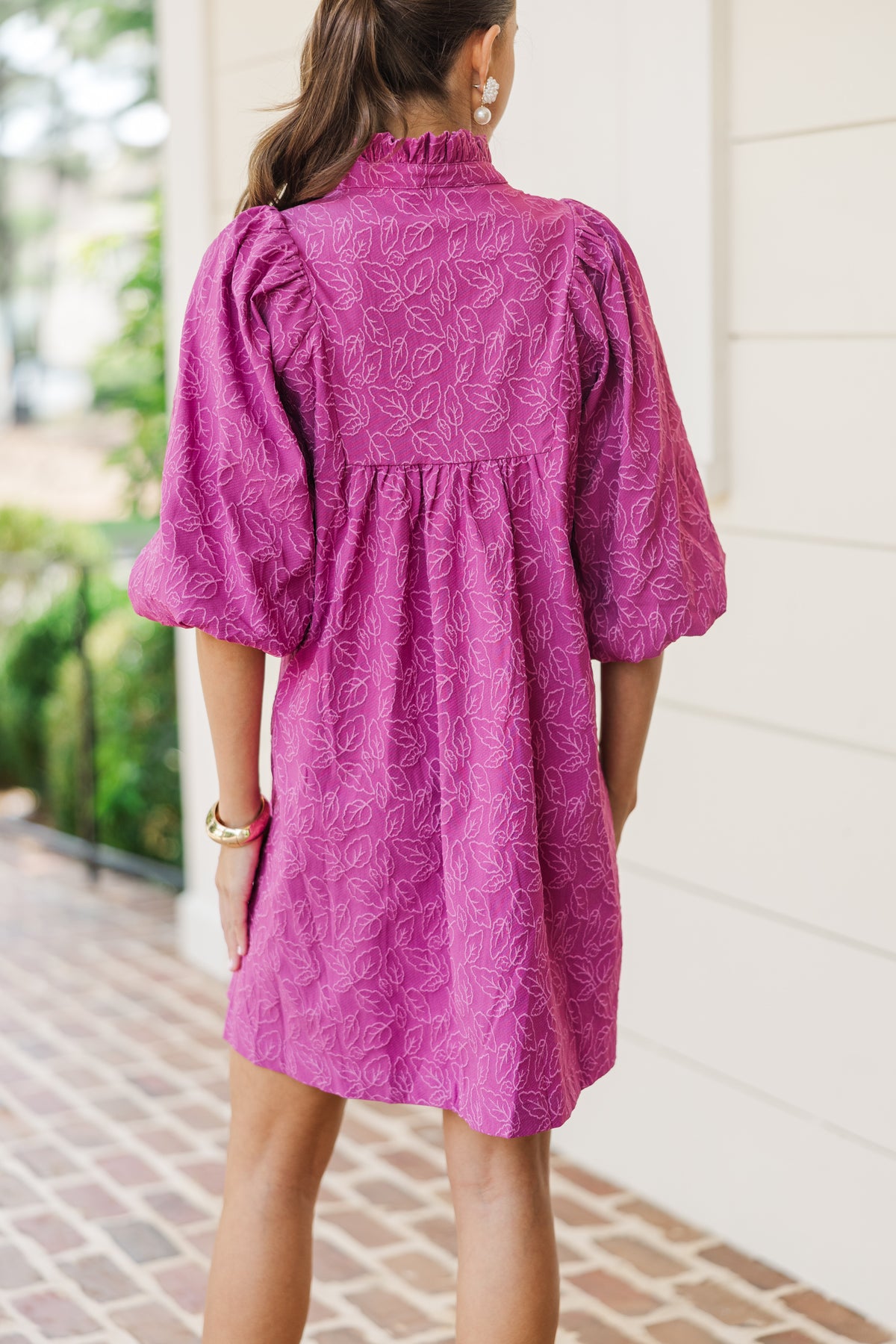 Get Back To You Magenta Purple Lace Dress – Shop the Mint