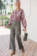 Keep It Going Pink Abstract Blouse – Shop the Mint