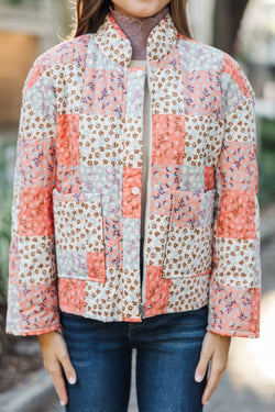 All In A Day Multi-Colored Floral Patchwork Jacket – Shop the Mint