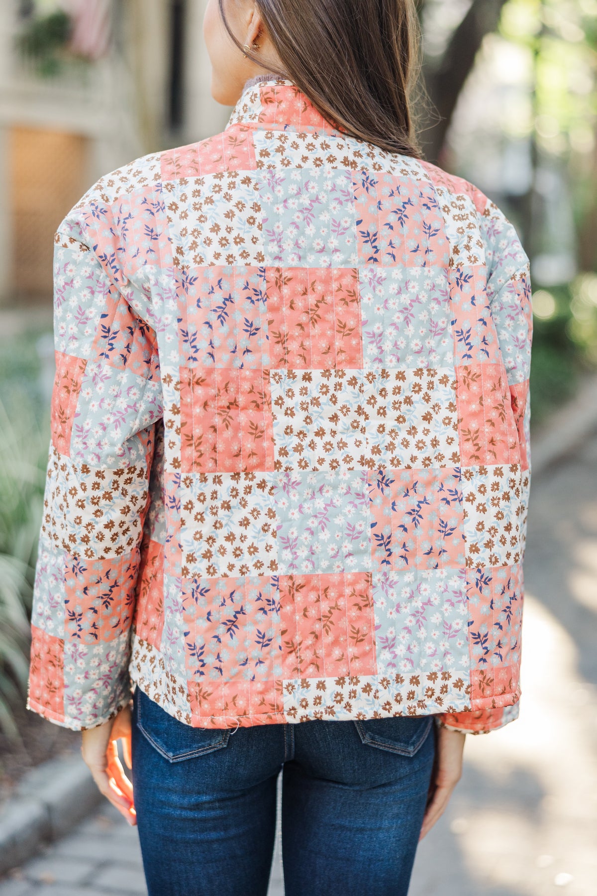 All In A Day Multi-Colored Floral Patchwork Jacket – Shop the Mint