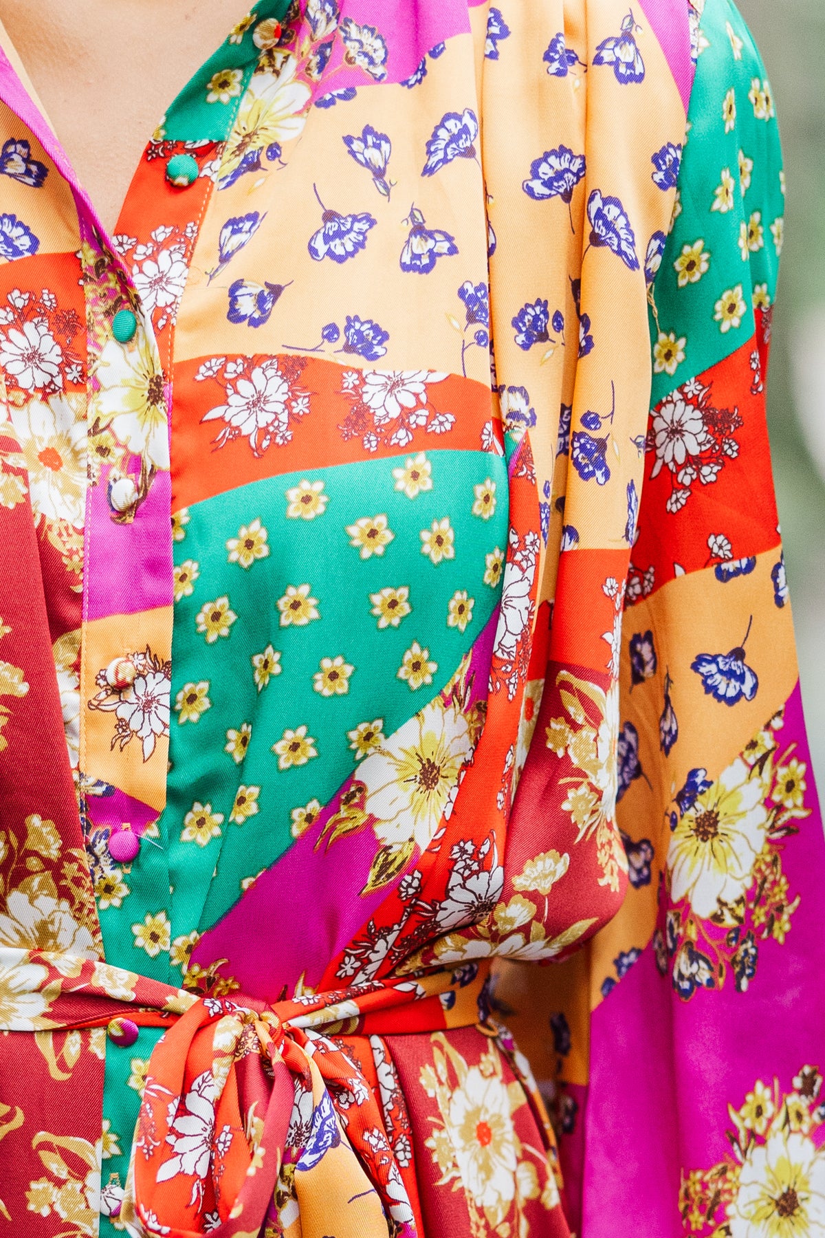 Fate: Talk About Love Magenta Purple Patchwork Dress – Shop the Mint