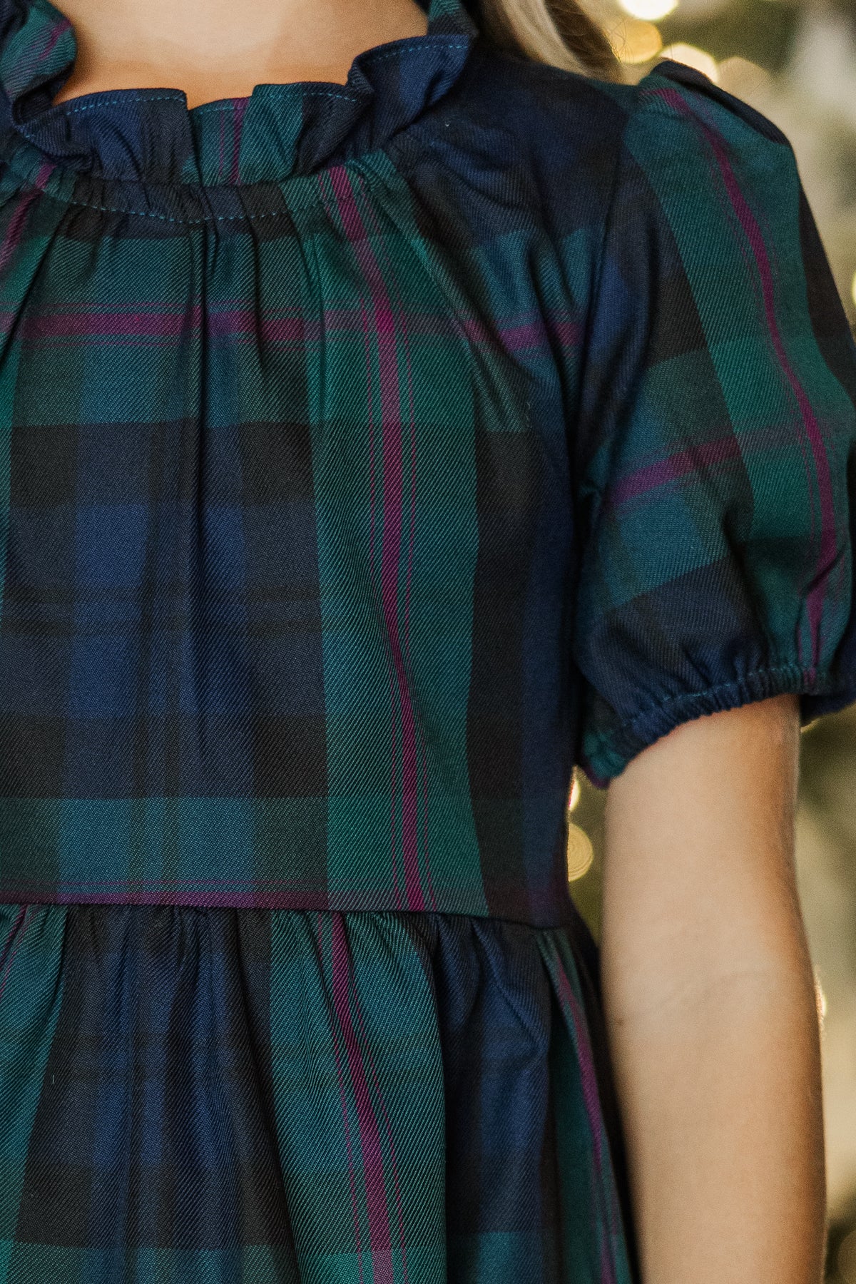 Girls: The Addison Navy Blue Plaid Dress – Shop the Mint