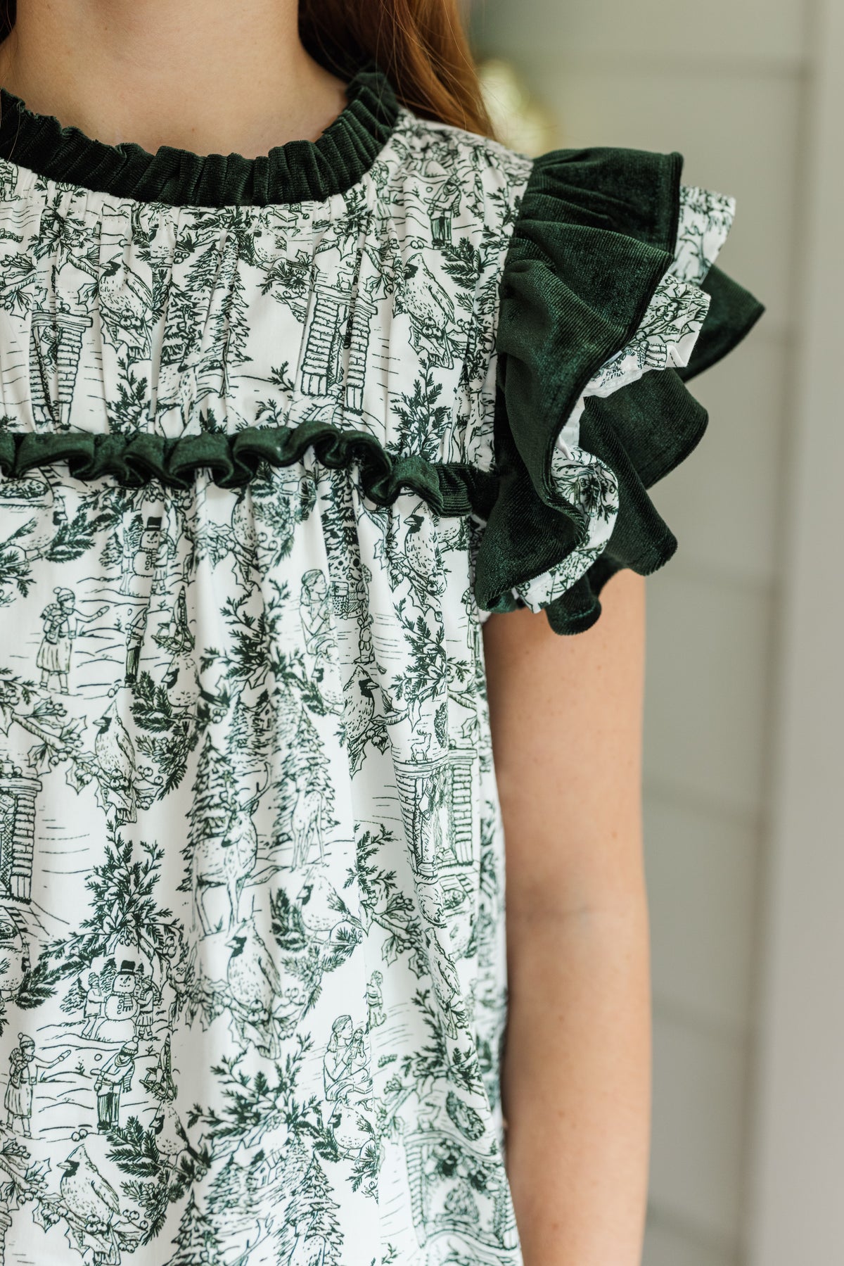 Girls: Full Of Love Cream Toile Blouse – Shop the Mint