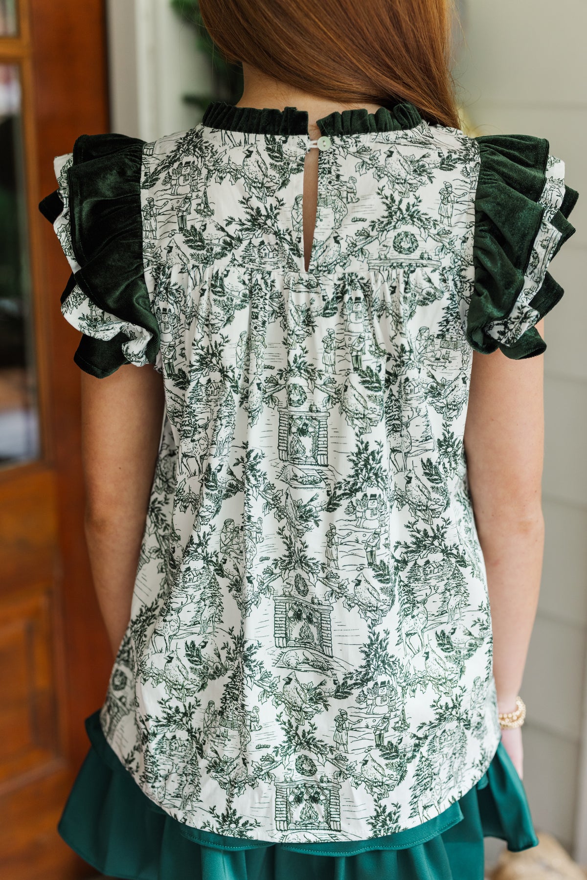 Girls: Full Of Love Cream Toile Blouse – Shop the Mint