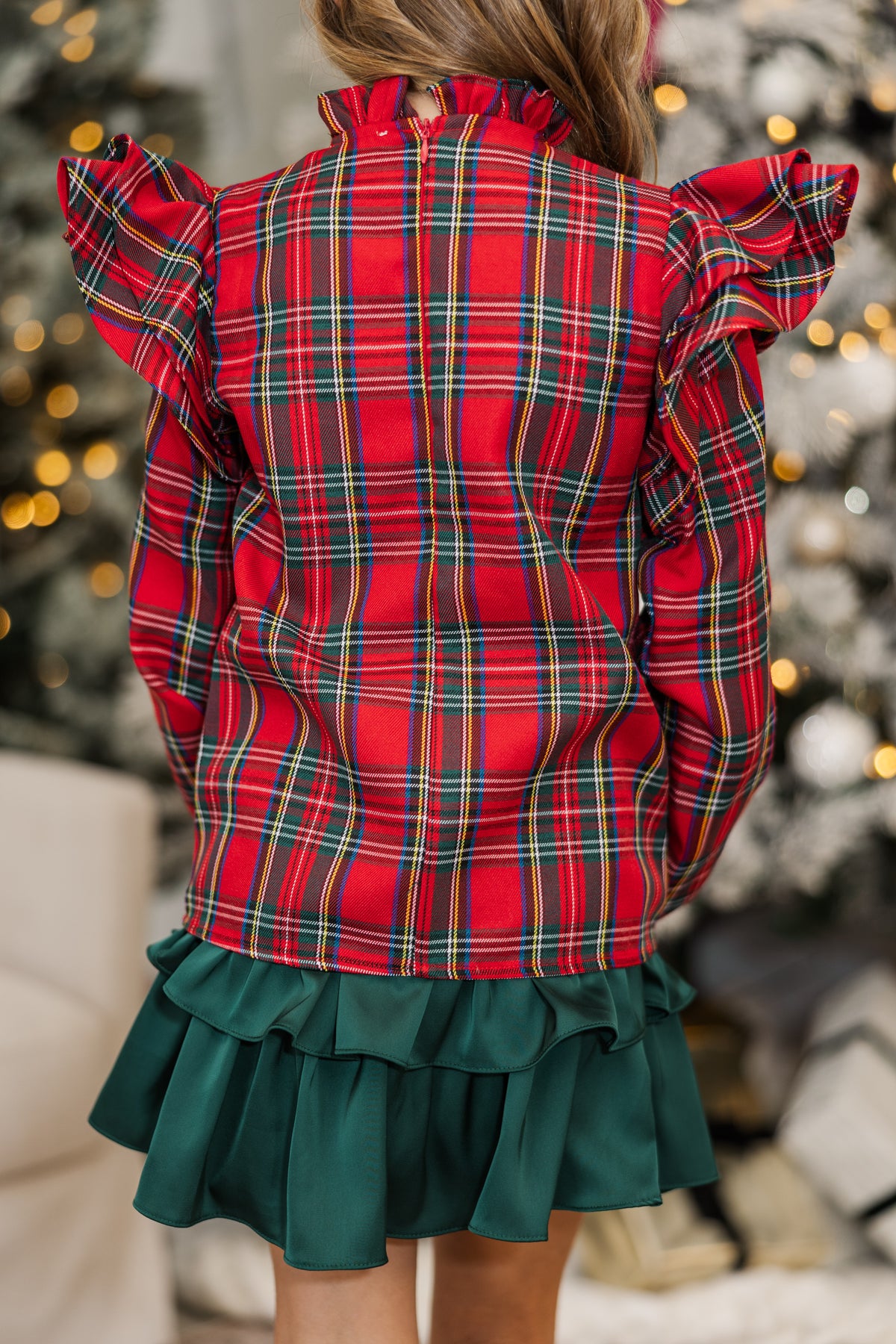 Girls: The Gina Red Plaid Blouse – Shop the Mint