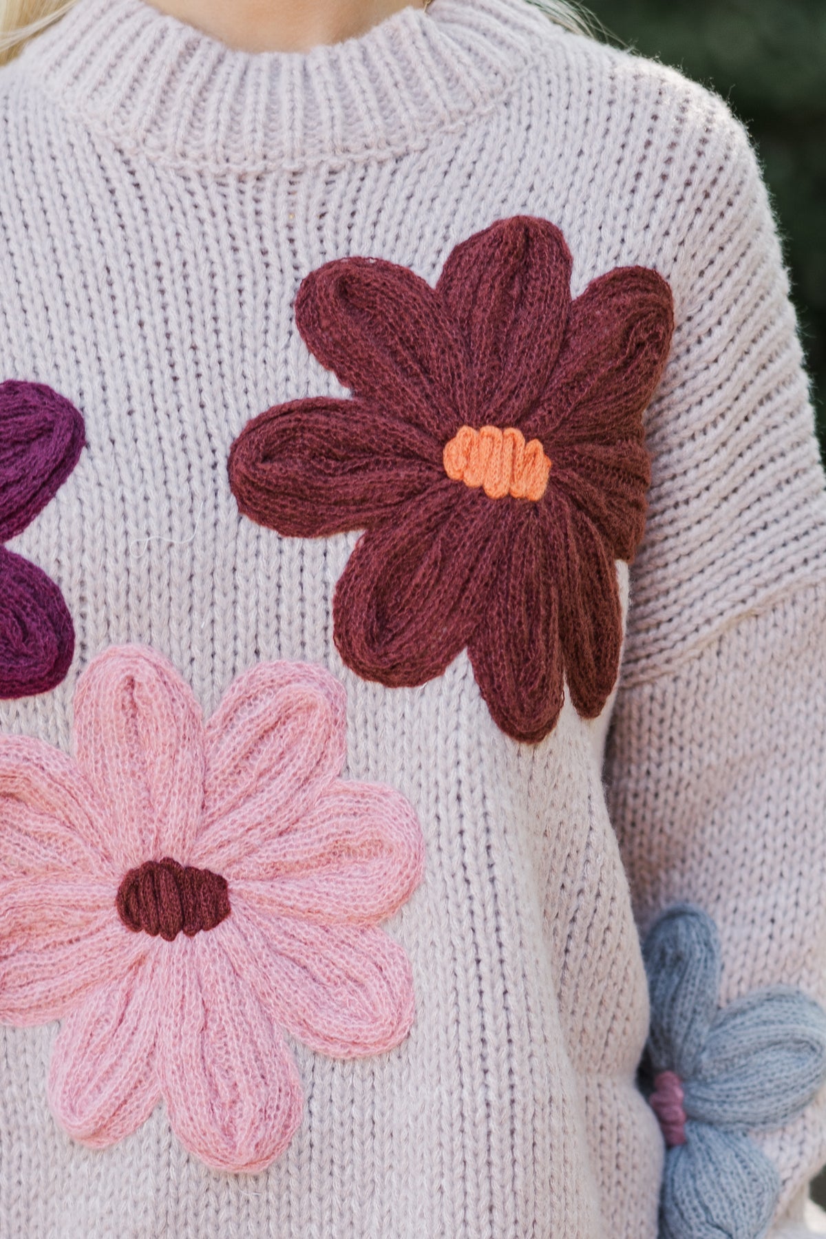 Just You Wait Natural Floral Sweater – Shop the Mint