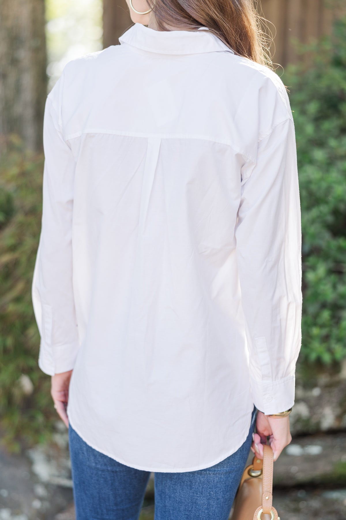 Stay Close White Button Down Blouse – Shop the Mint