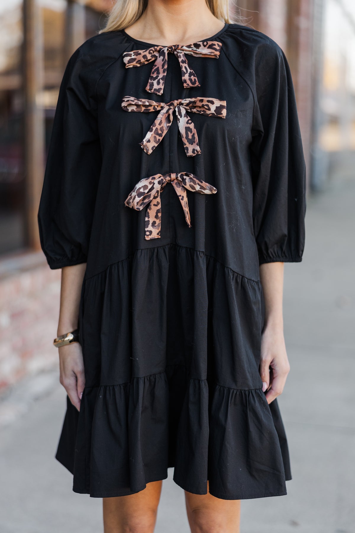 Right On Track Black Bow Dress – Shop the Mint