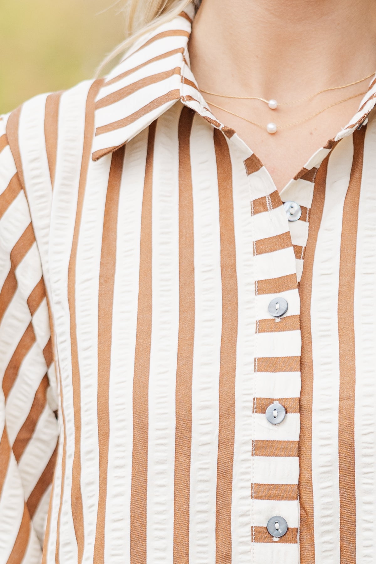 It All Comes Together Brown Striped Dress – Shop the Mint