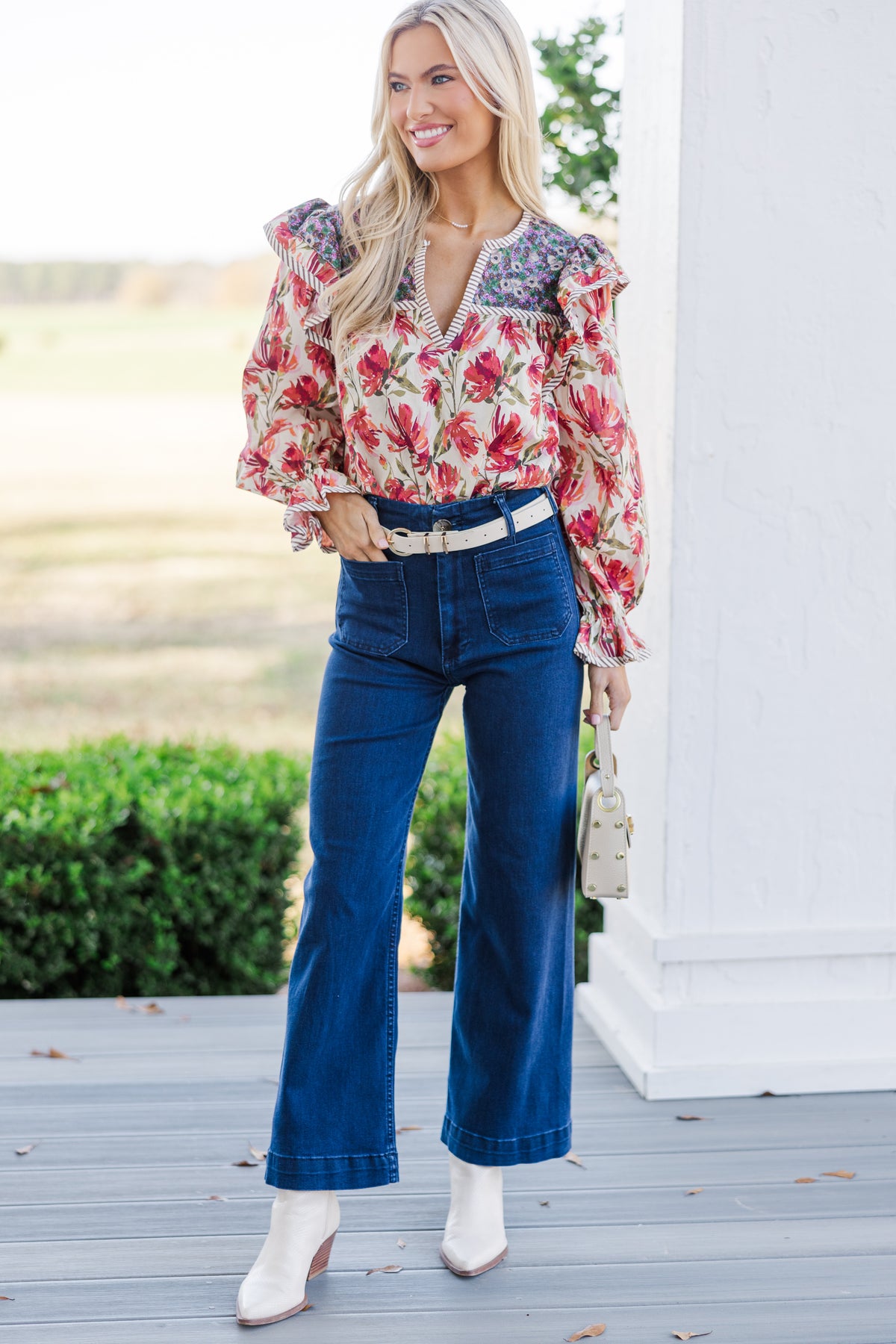 All So Good Berry Pink Floral Blouse – Shop the Mint