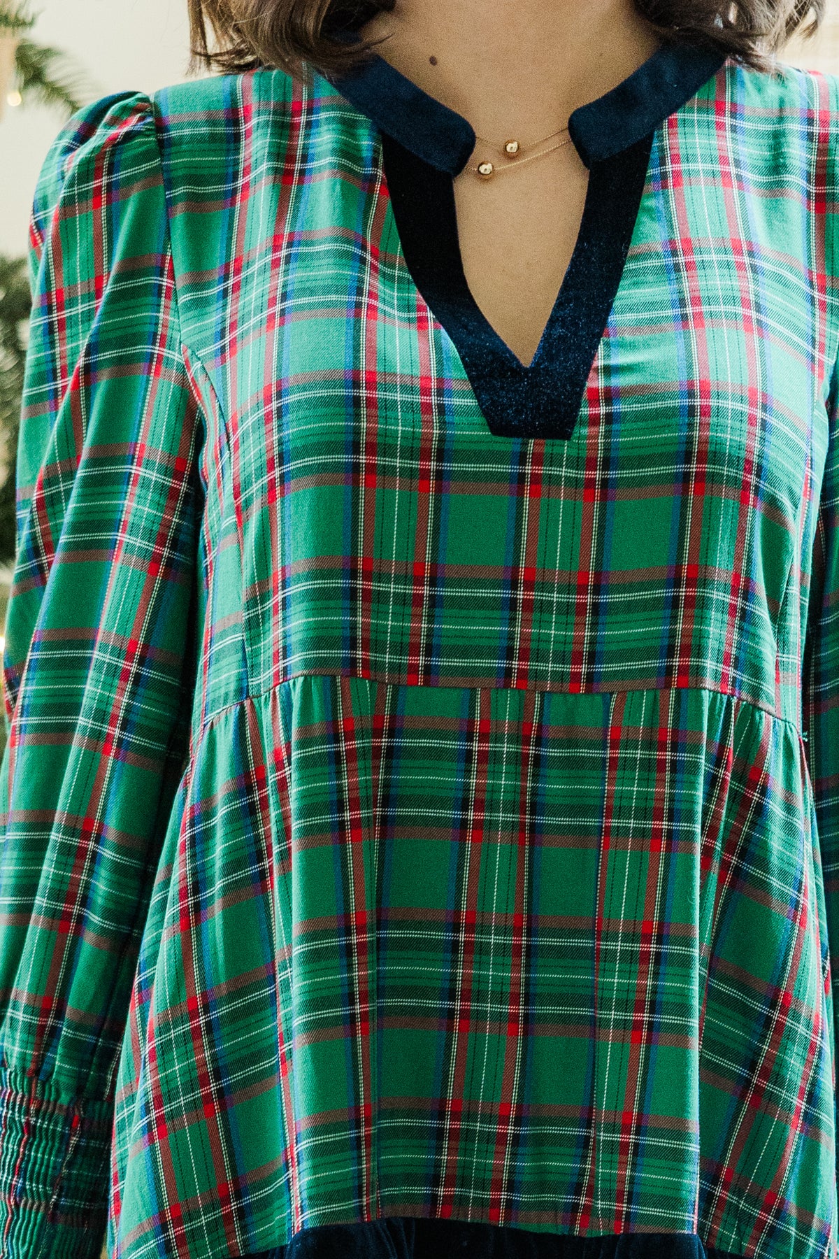 What A Surprise Green Plaid Midi Dress – Shop the Mint