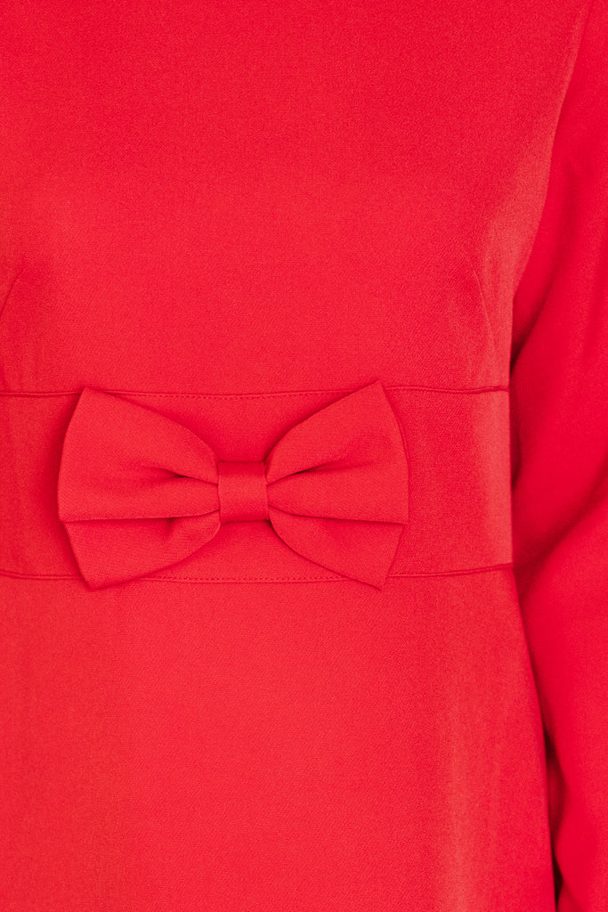 Season Of Giving Red Bow Dress – Shop the Mint