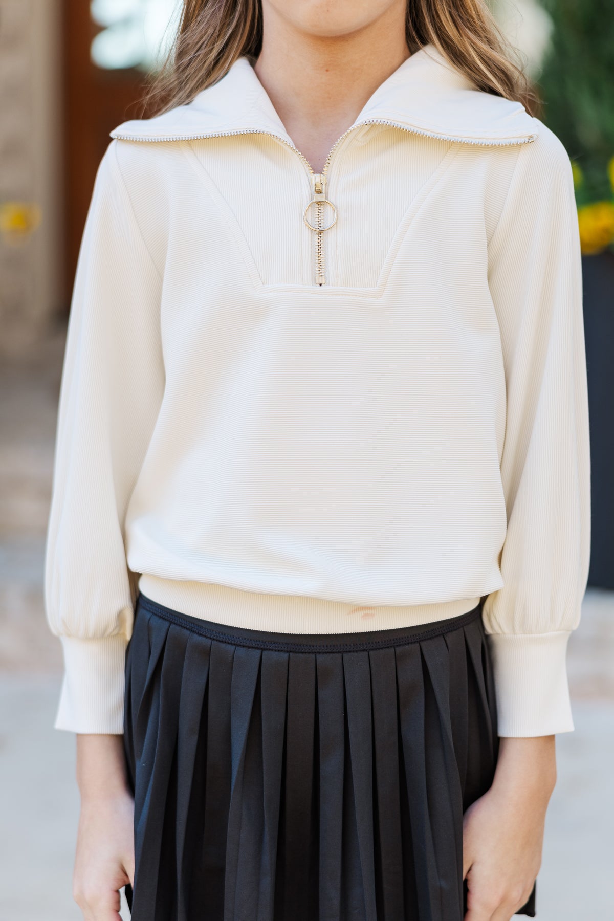 Girls: Today's The Day Quarter Zip Pullover – Shop the Mint