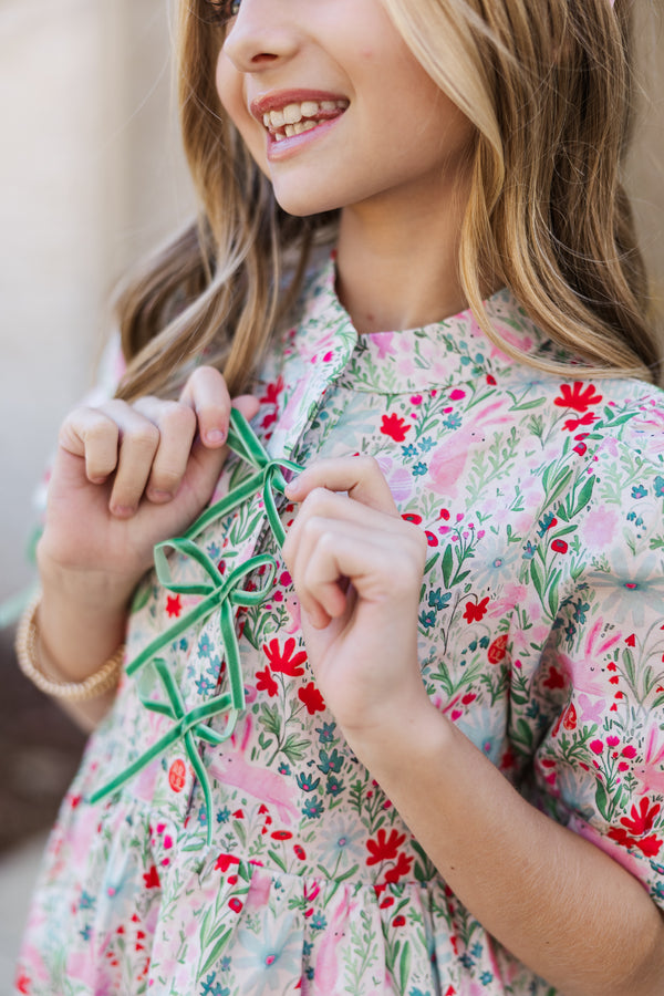 Girls: The Audrey Pink Floral Dress – Shop the Mint