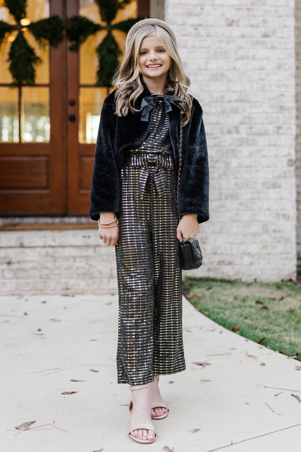 Girls: The Hailey Black Sequin Jumpsuit – Shop the Mint