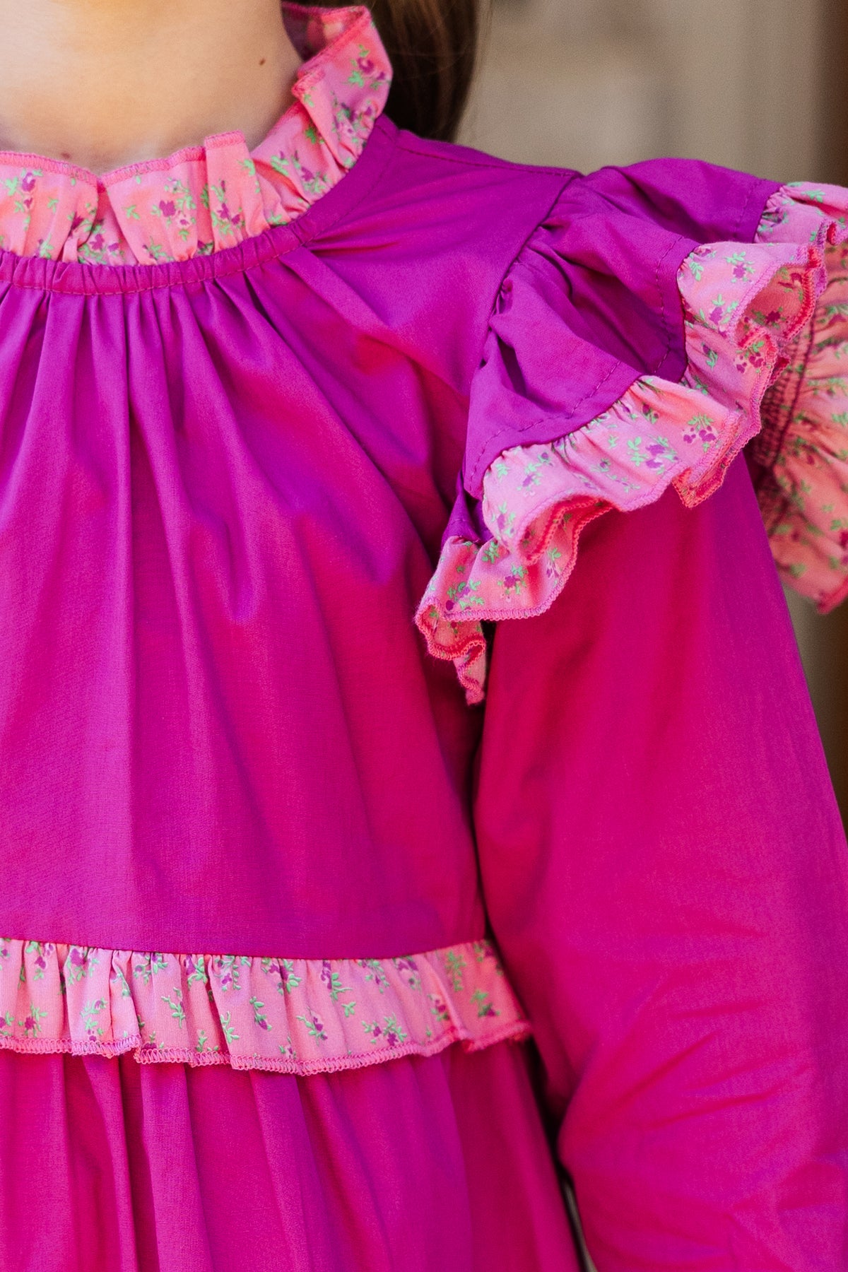 Girls: The Nora Magenta Purple Babydoll Dress – Shop the Mint