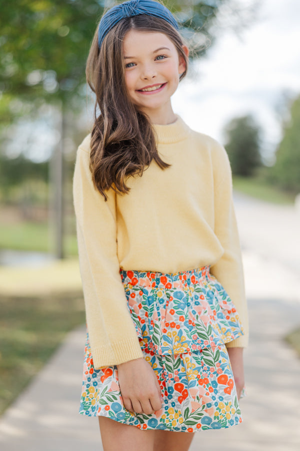 Girls: The Christina Yellow Sweater – Shop the Mint