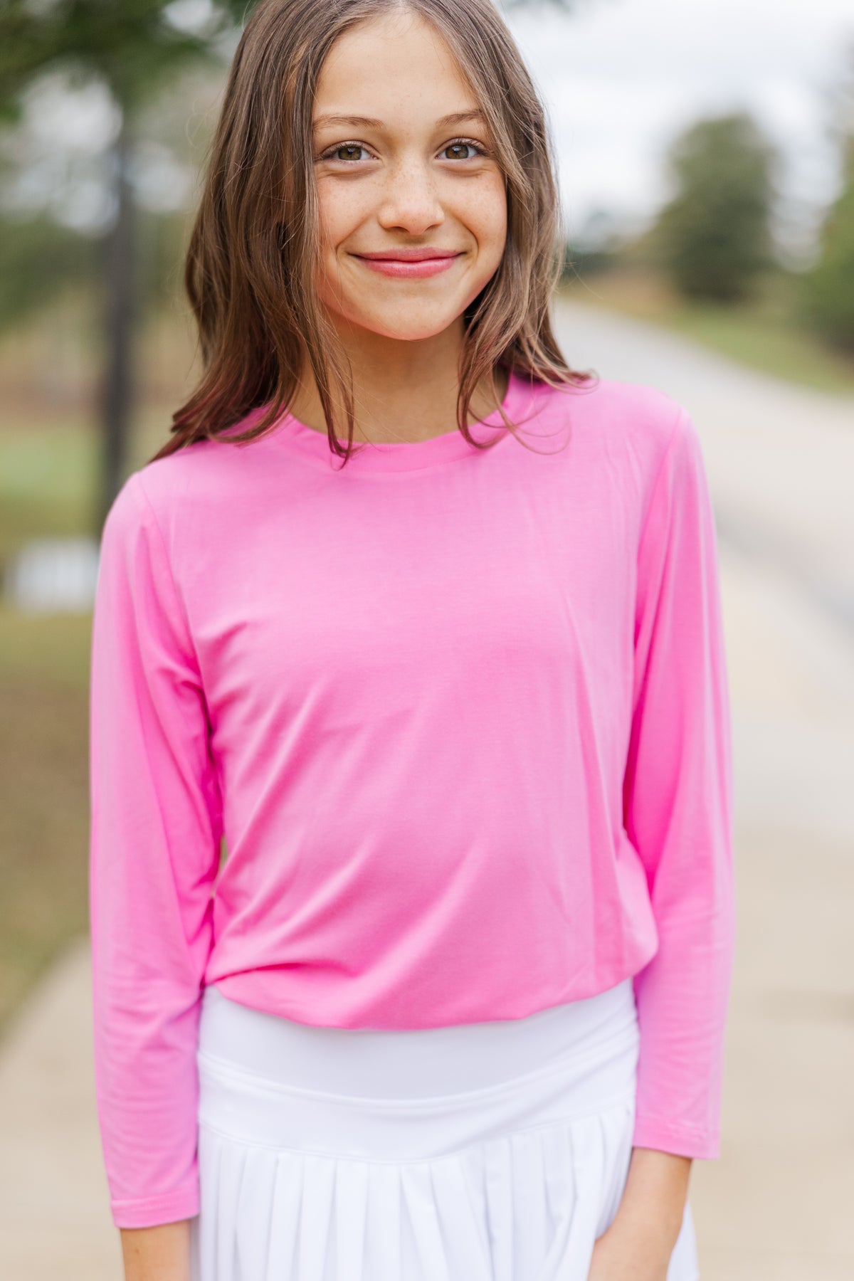 Girls: The Allysa Pink L/S Tee – Shop the Mint