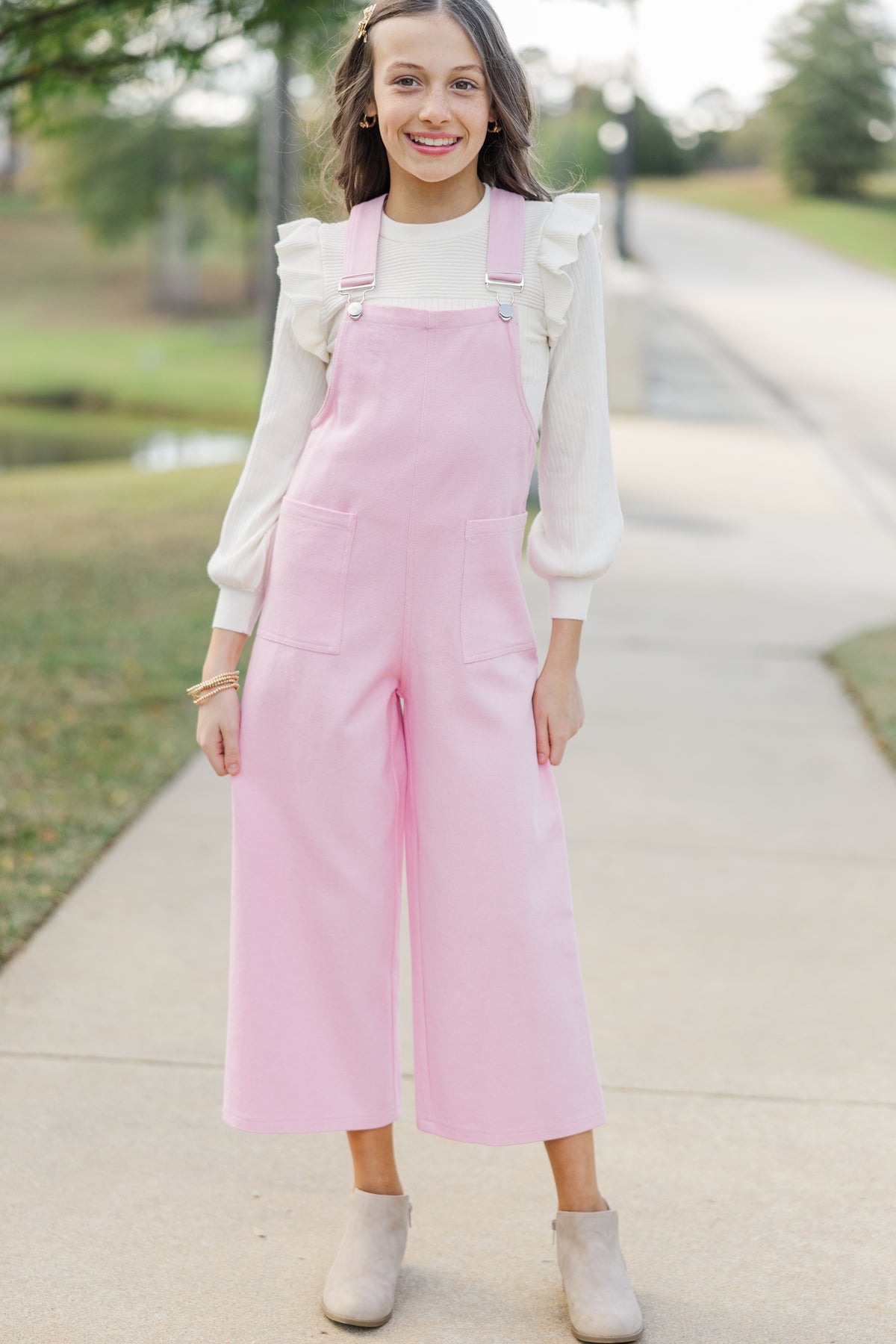 Girls: Have A Little Fun Pink Overalls – Shop the Mint