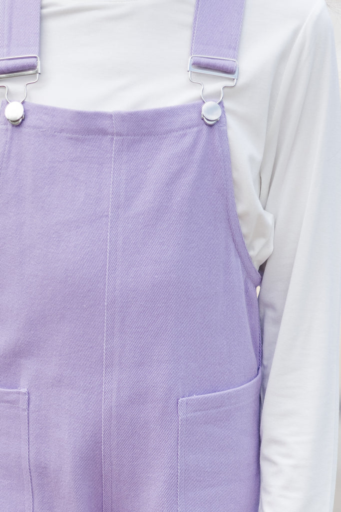 Girls: Have A Little Fun Lavender Purple Overalls – Shop the Mint