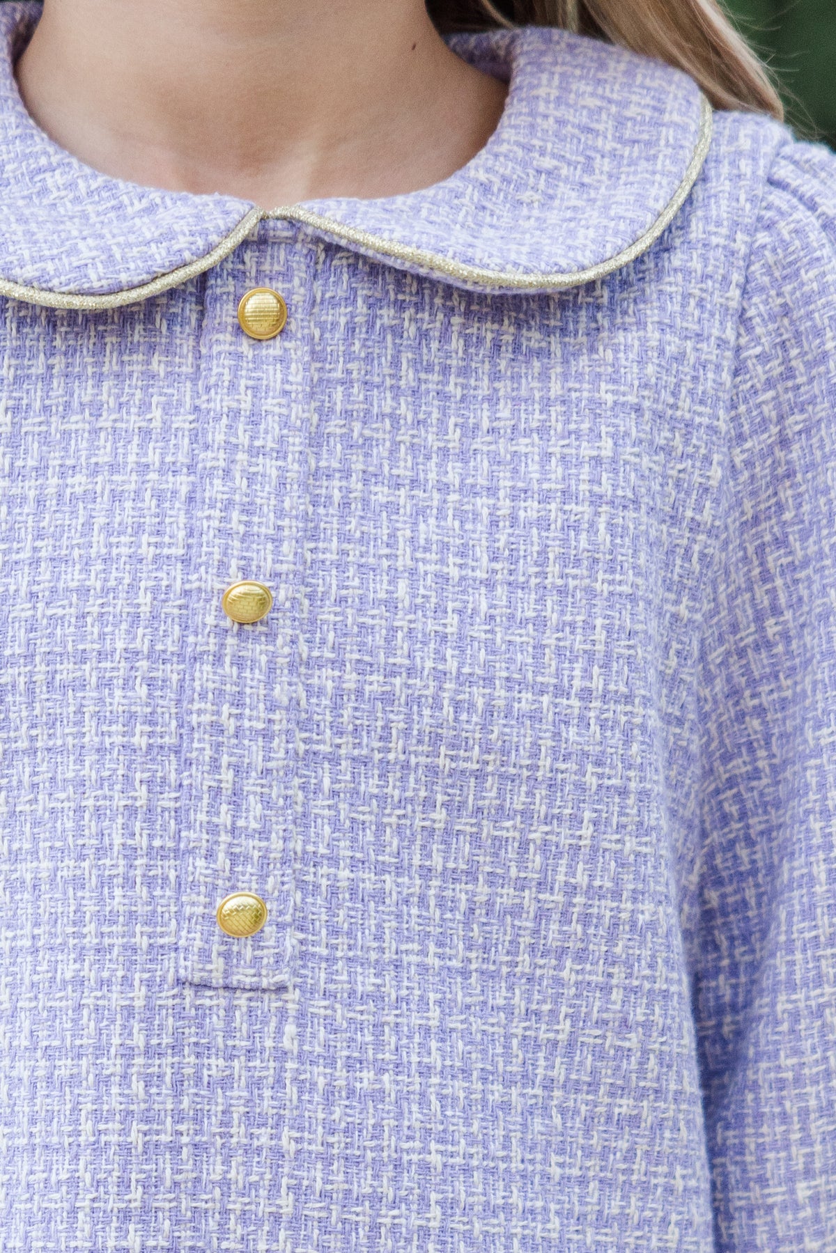 Girls: The Lydia Lavender Purple Tweed Dress – Shop the Mint