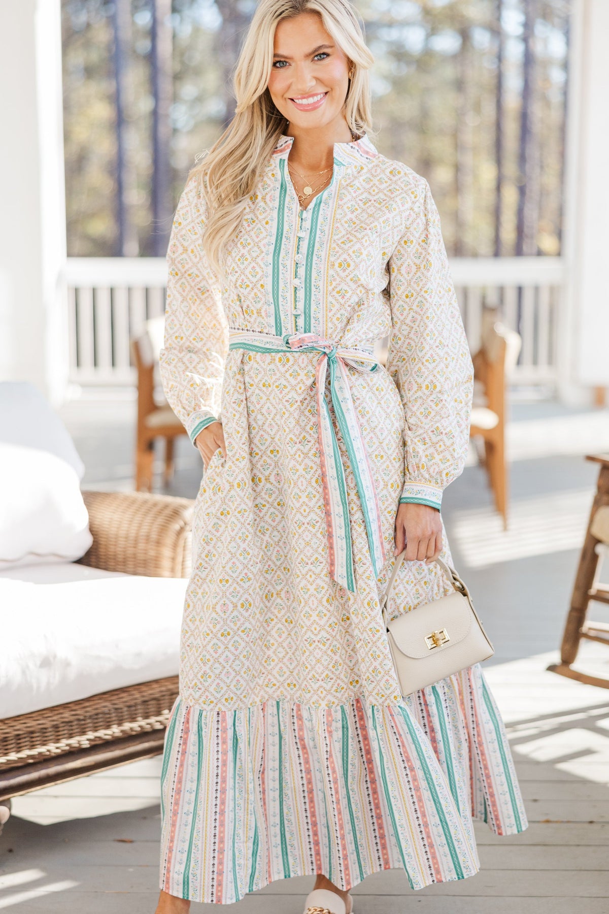 Came To Play Green Floral Maxi Dress – Shop the Mint