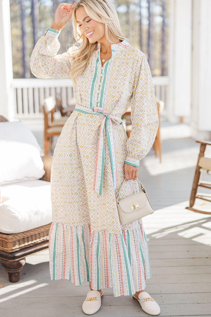 Came To Play Green Floral Maxi Dress – Shop the Mint