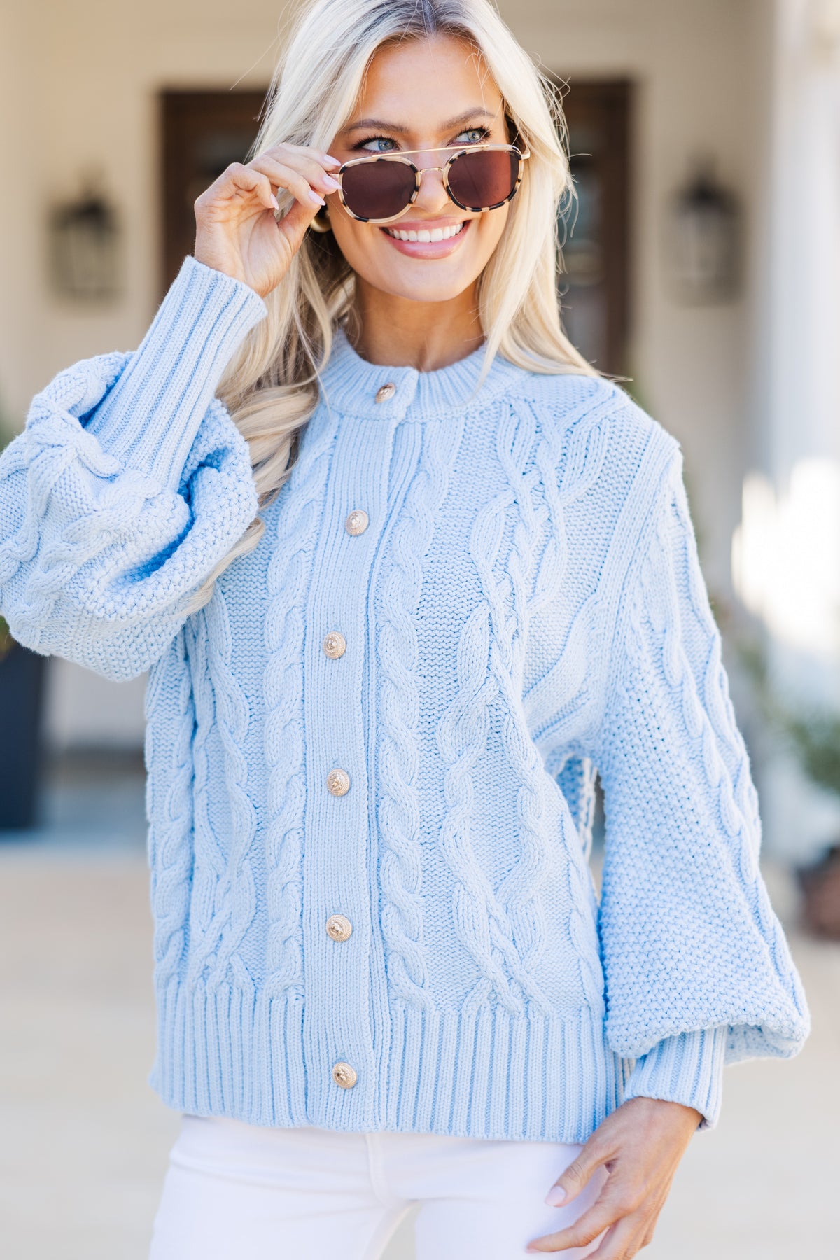 All The Good Light Blue Cardigan – Shop the Mint