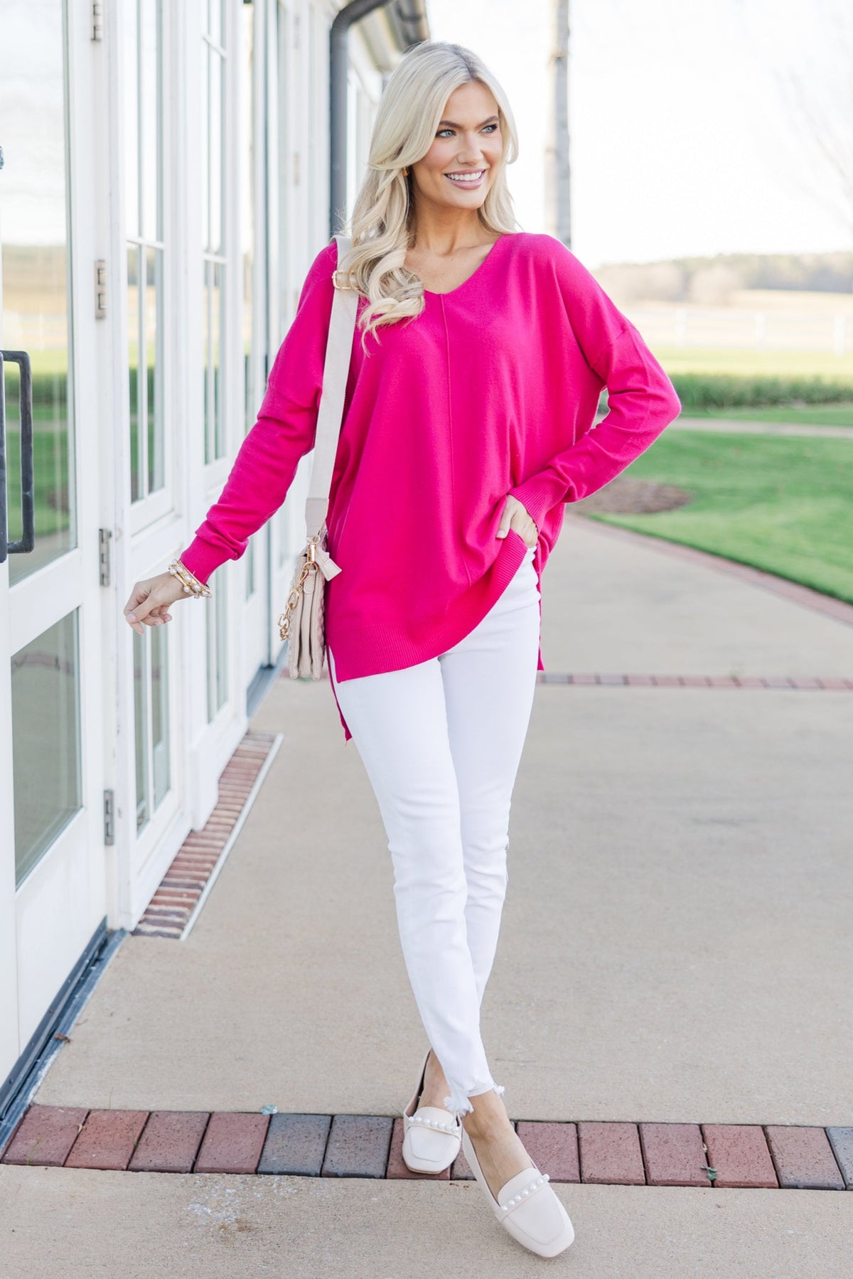 Get To Know You Fuchsia Pink Tunic – Shop the Mint