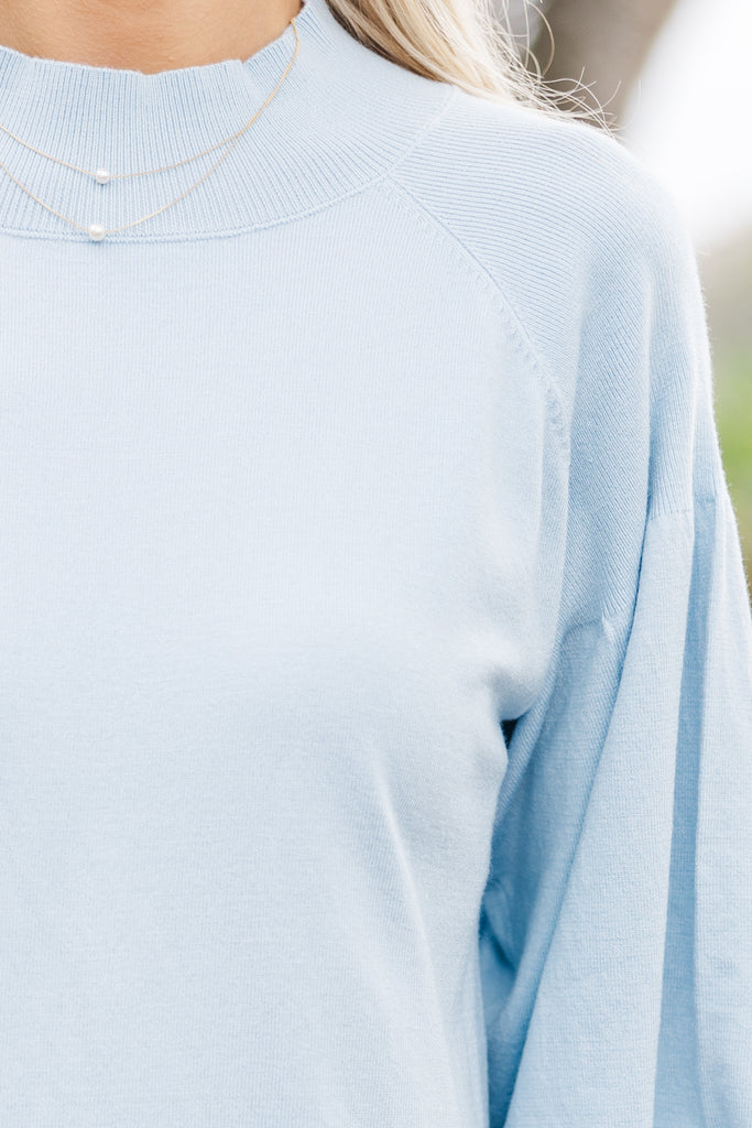 Where You Are Light Blue Sweater Dress – Shop the Mint