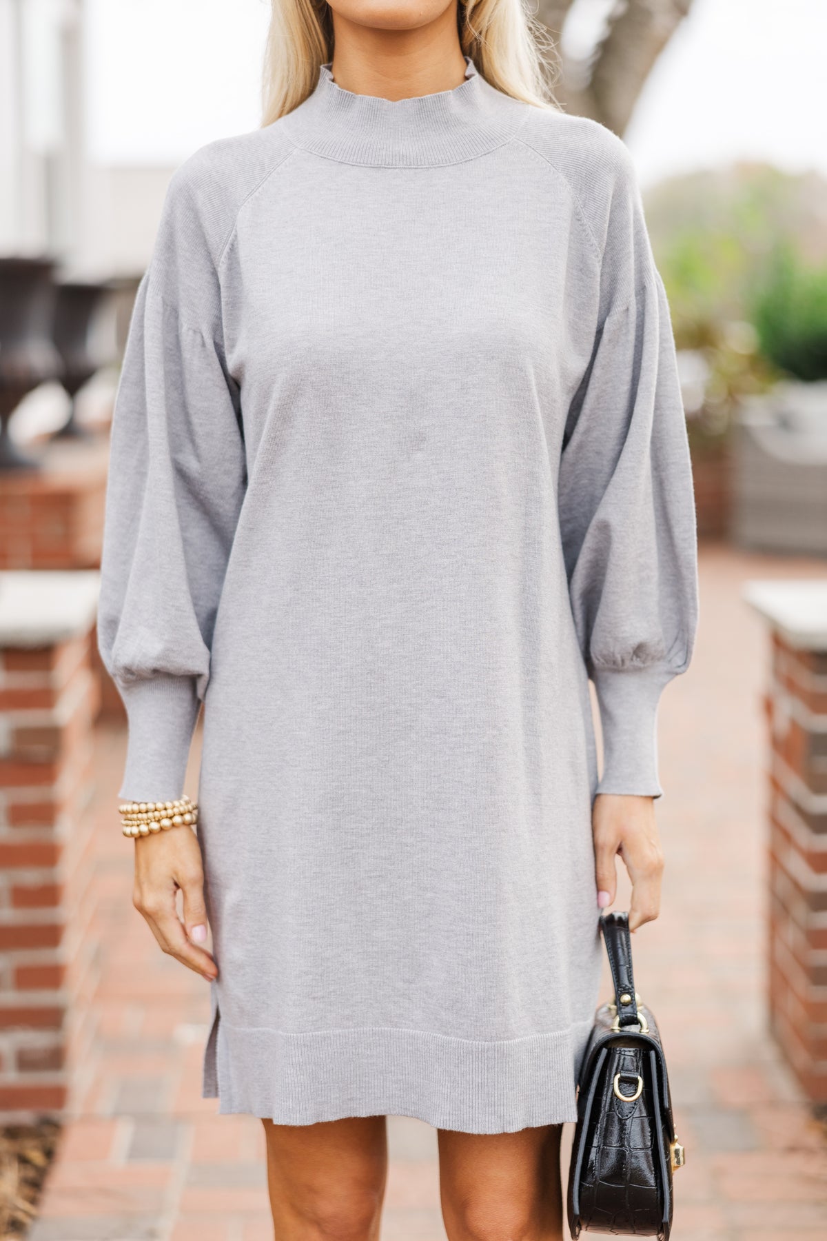 Where You Are Gray Sweater Dress – Shop the Mint