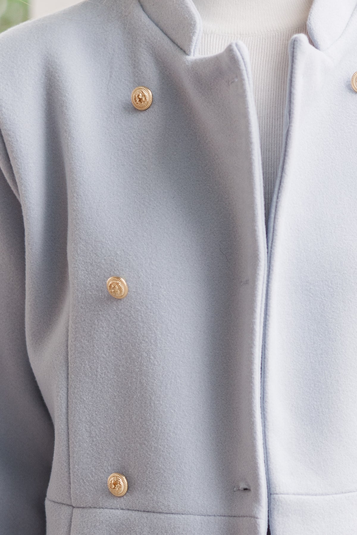 City Streets Light Blue Coat – Shop the Mint