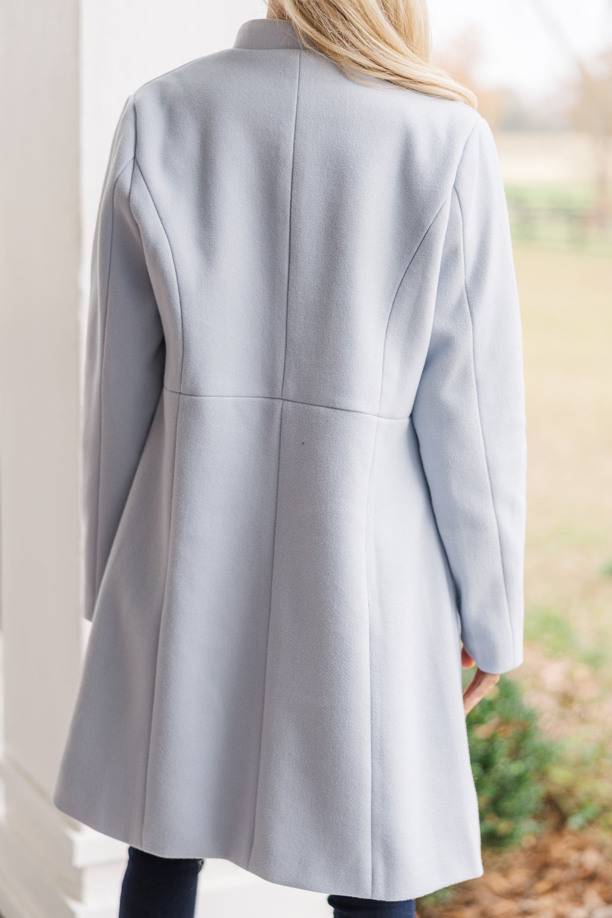 City Streets Light Blue Coat – Shop the Mint