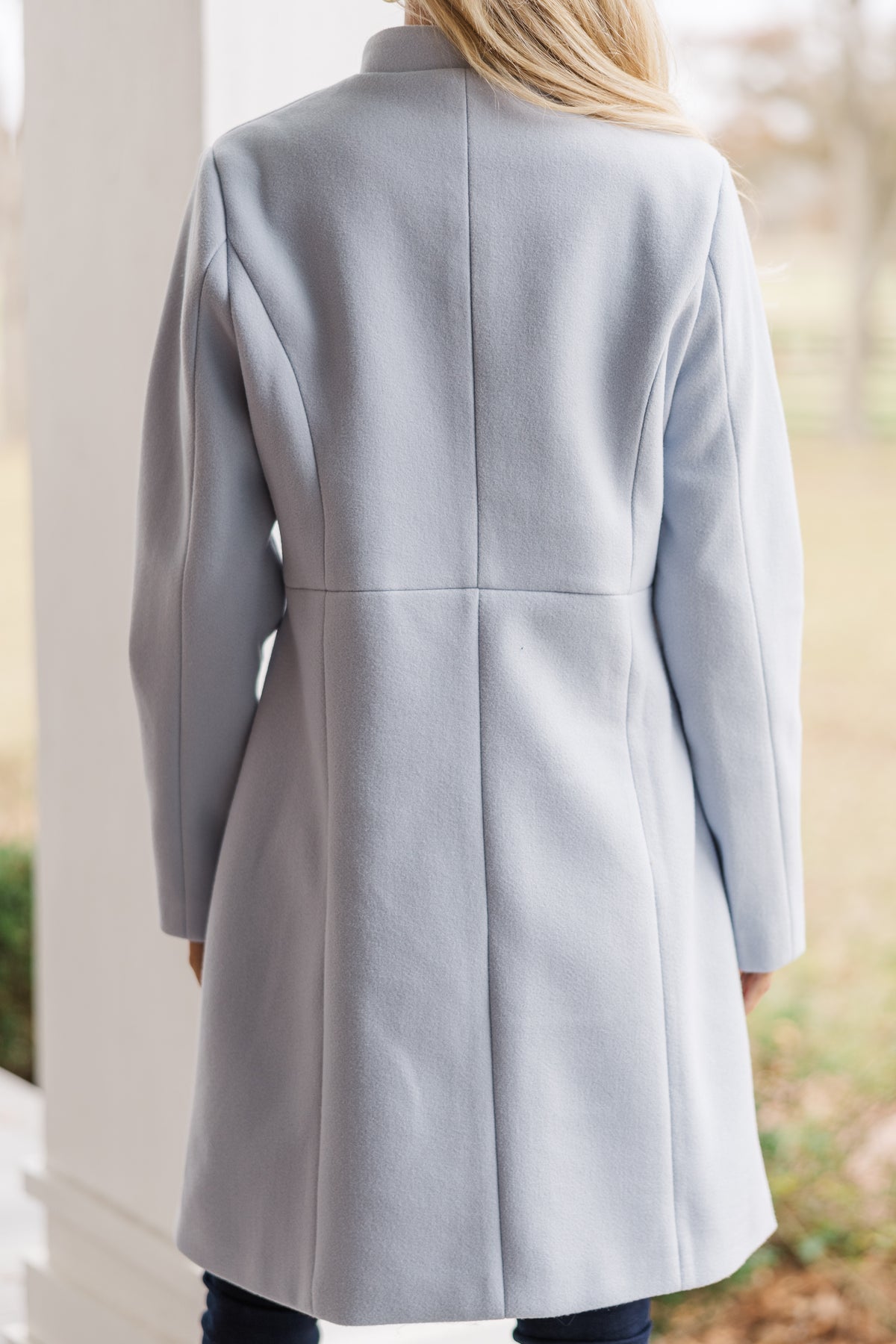 City Streets Light Blue Coat – Shop the Mint
