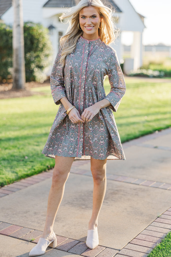 Always The One Brown Toile Shift Dress – Shop the Mint