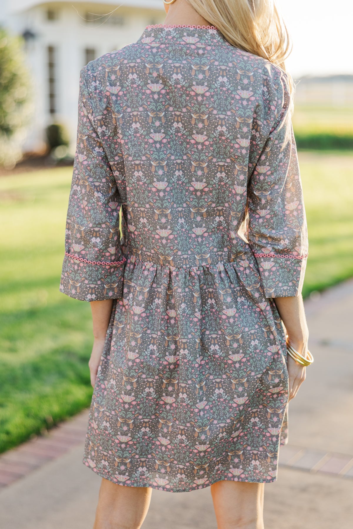 Always The One Brown Toile Shift Dress – Shop the Mint