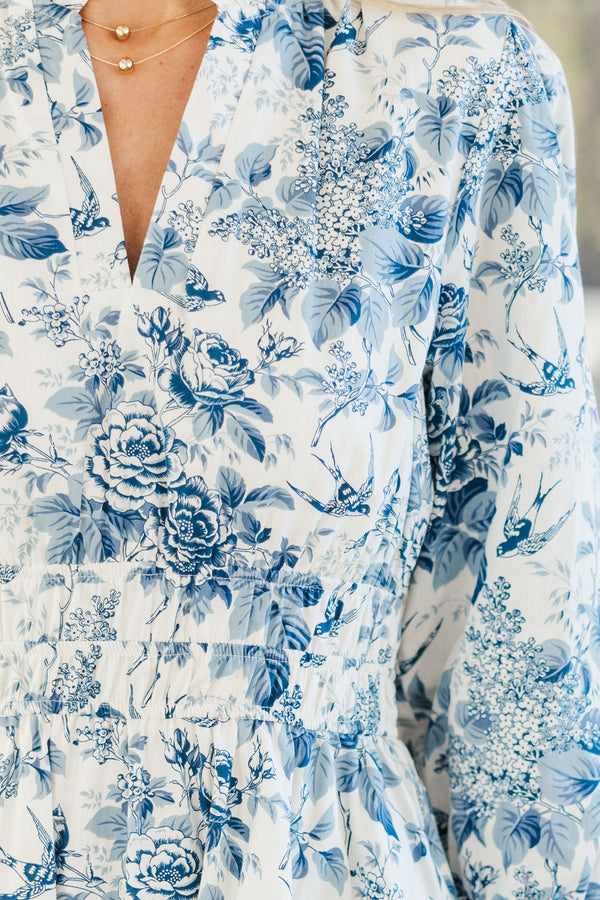 It's All Alright Navy Toile Dress – Shop the Mint