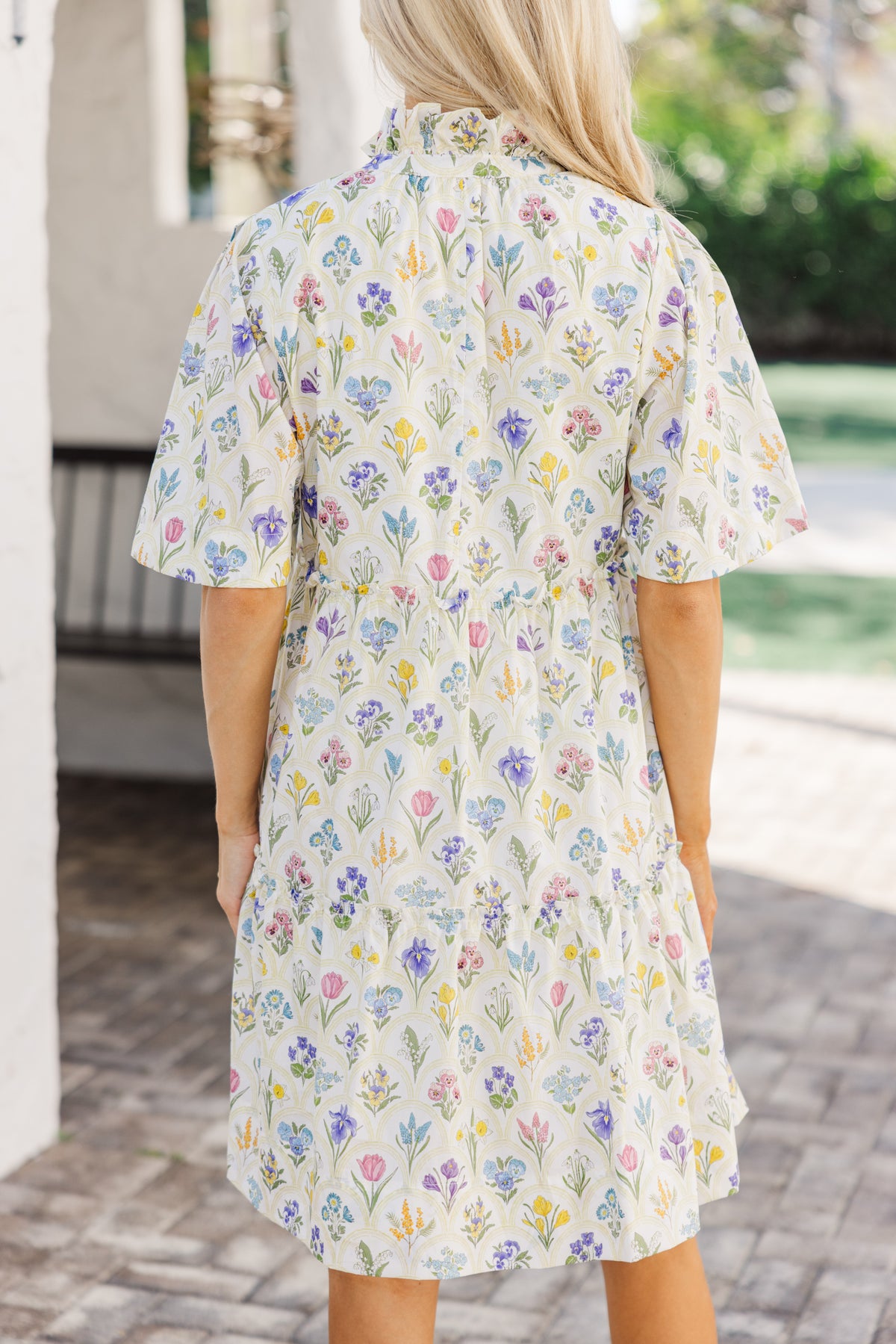 Feeling Your Best Cream Medallion Dress – Shop the Mint